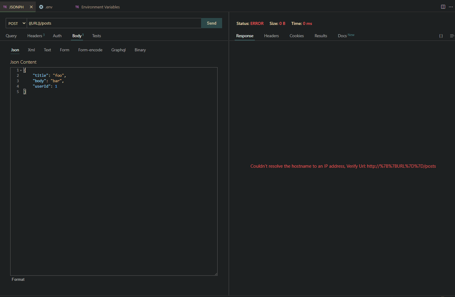 Environment variables don't work from dotenv file when using thunder ...