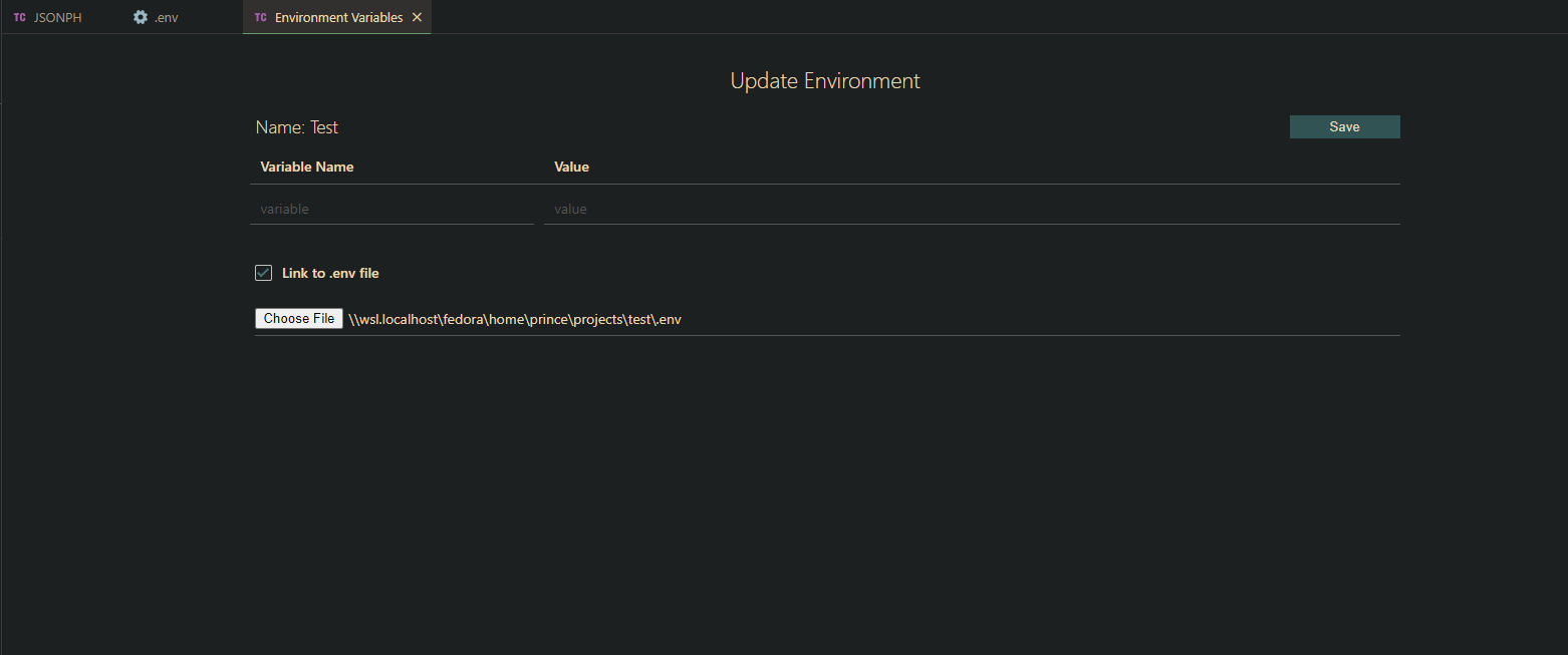 Environment variables don't work from dotenv file when using thunder ...