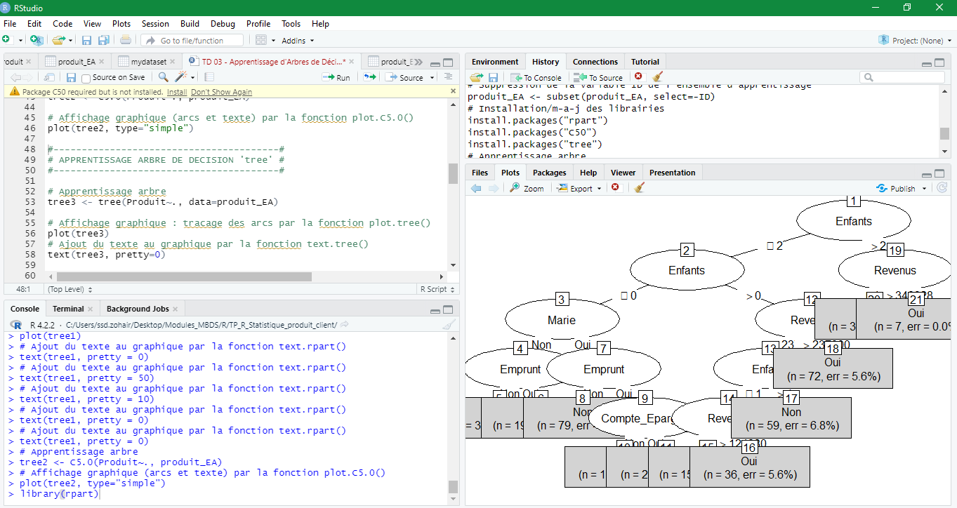 GitHub - ZohairMITRE/R_Statistique_Client_Produit: R est un ...