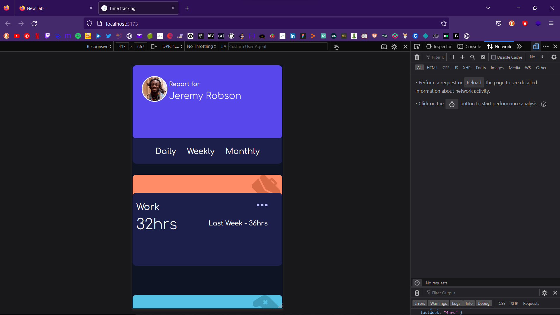 GitHub - damianrobert/react-time-tracker