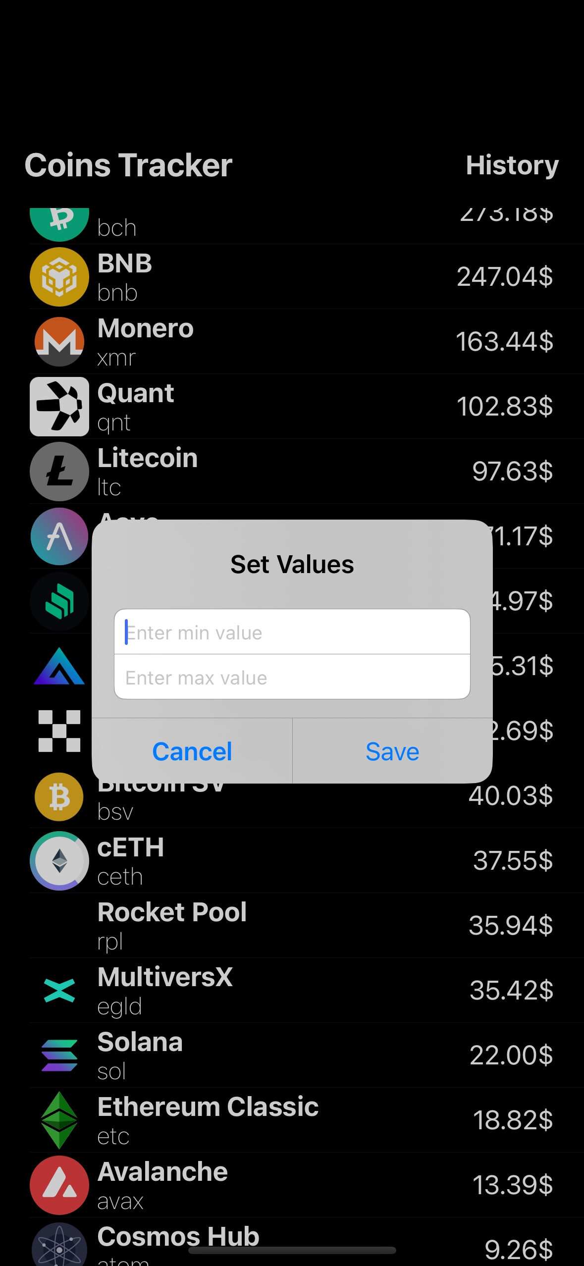 GitHub - Arzu2022/Crypto-Tracker