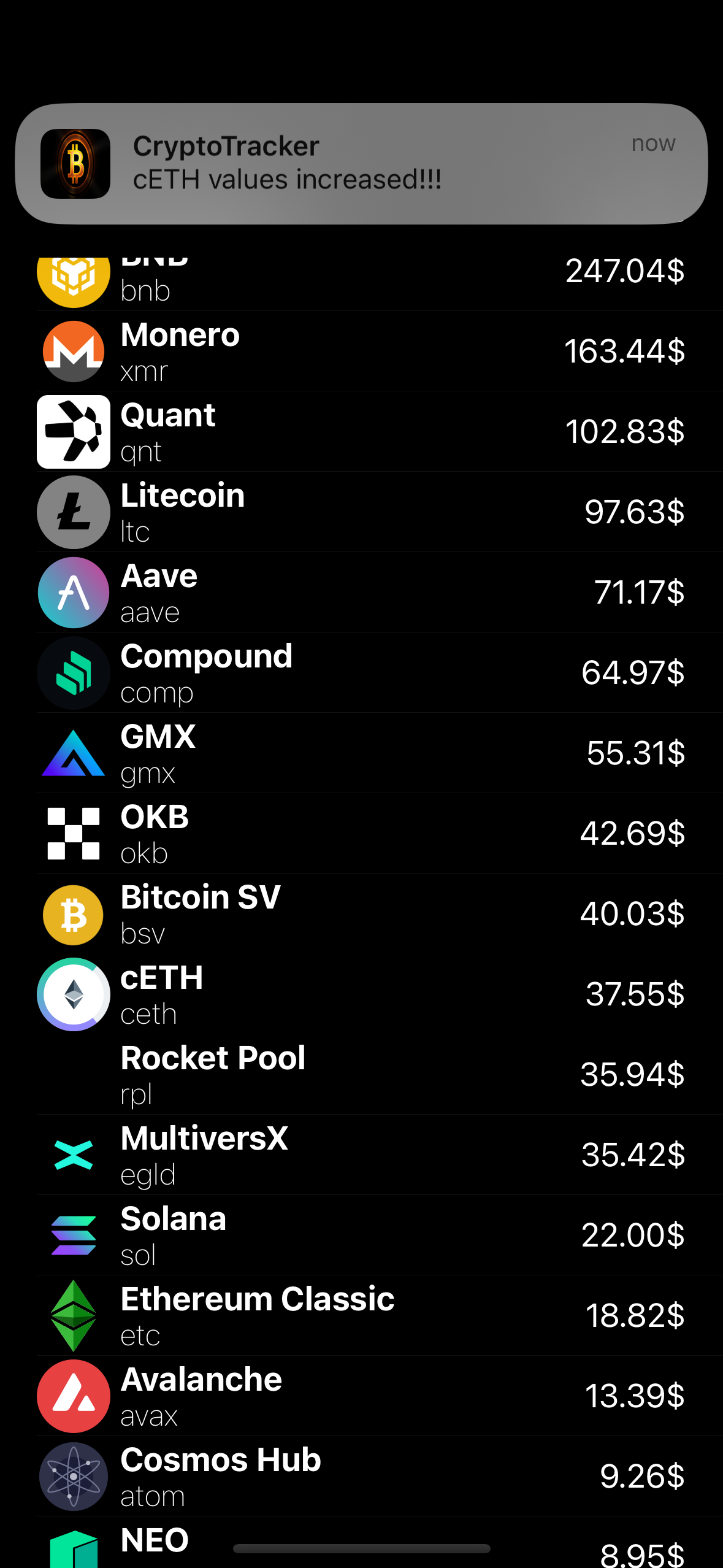 GitHub - Arzu2022/Crypto-Tracker
