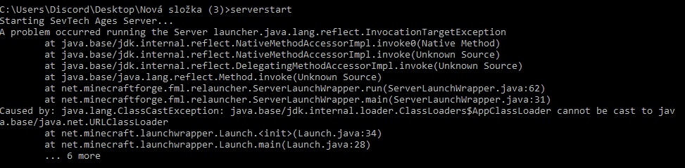 Server start error · Issue #2573 · DarkPacks/SevTech-Ages · GitHub