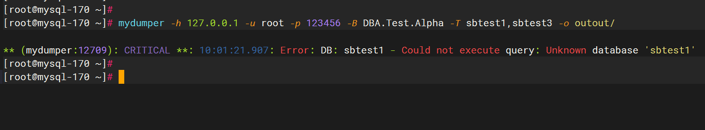 dump with the special database name · Issue #685 · mydumper/mydumper · GitHub