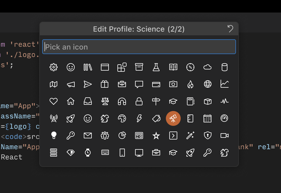 Create a set of icons+colors for custom profiles · Issue #188972 ...