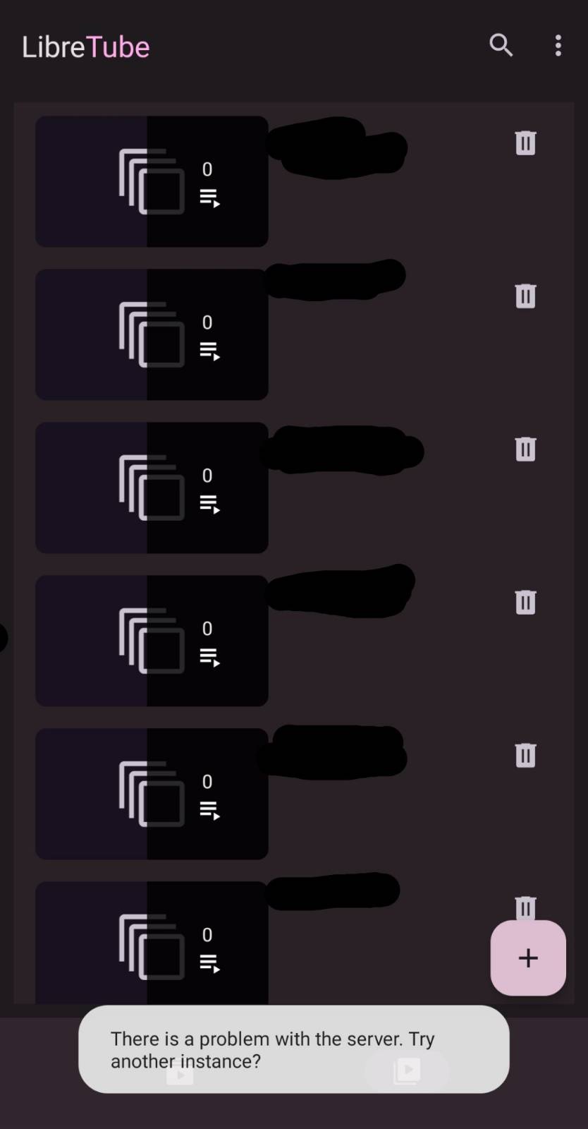 Playlists Import Error · Issue #2608 · libre-tube/LibreTube · GitHub
