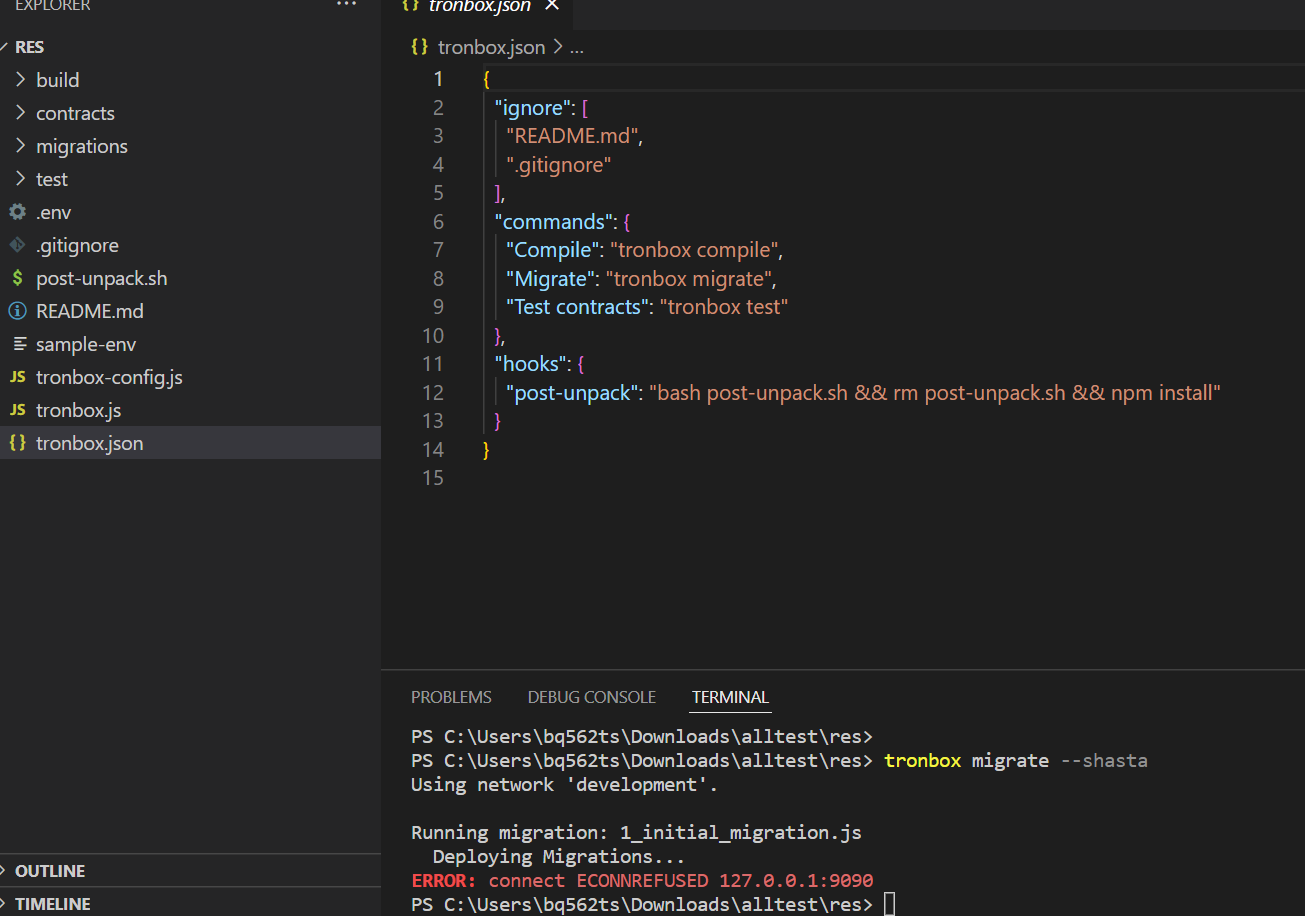 not able to deploy contract · Issue #145 · tronprotocol/tronbox · GitHub
