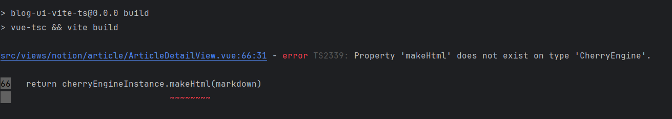 [Bug report] 使用构建cherryEngine时html时类型报错 · Issue #637 · Tencent/cherry-markdown · GitHub