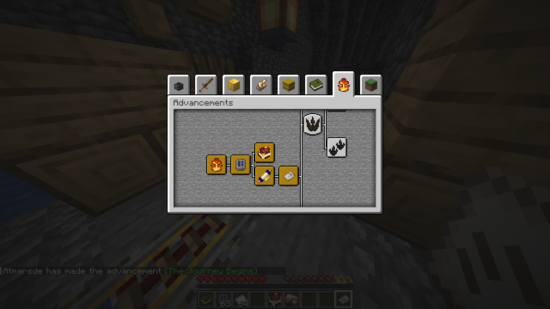 Stone background in the advancements · Issue #7 · AlexModGuy/AlexsCaves · GitHub