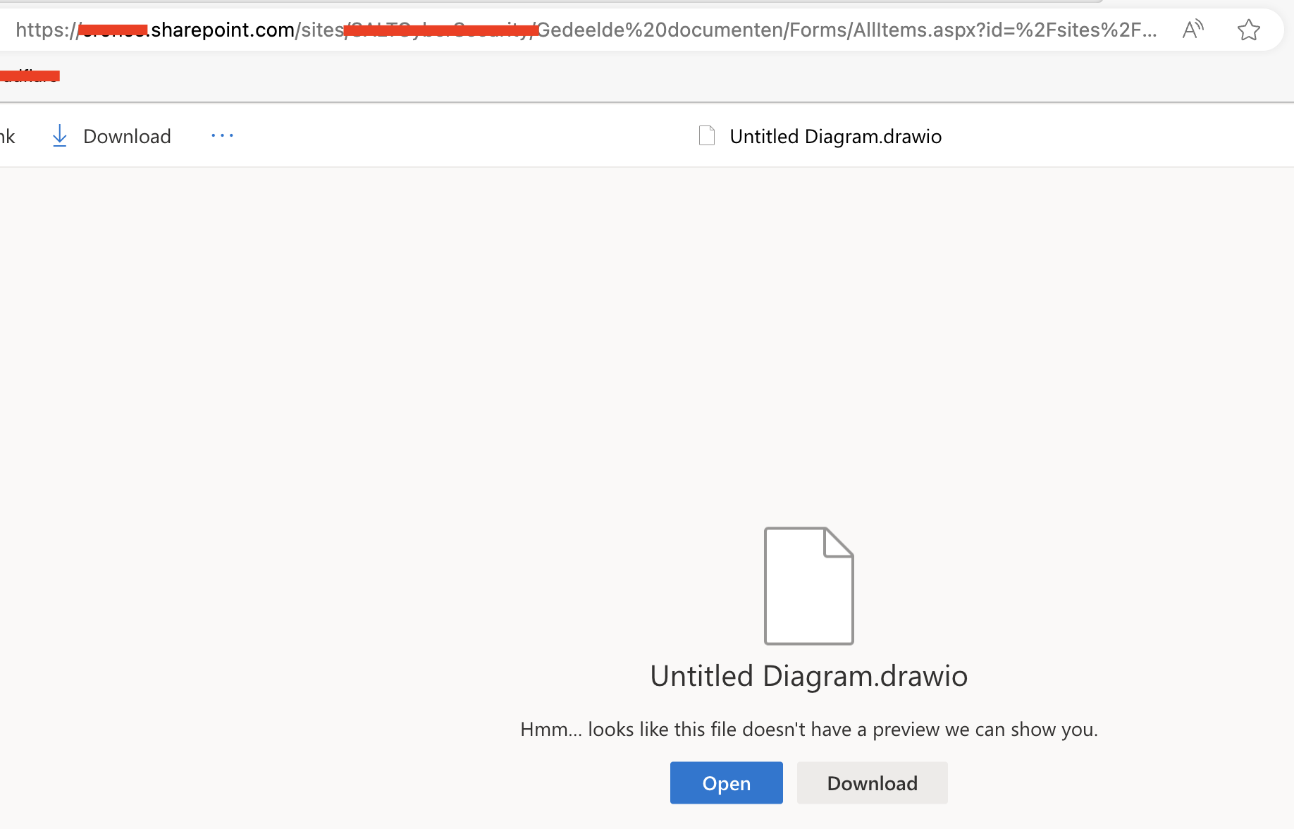 Share Button For Onedrive Sharepoint Online Redirects To Wrong Urls · Issue 3755 · Jgraph