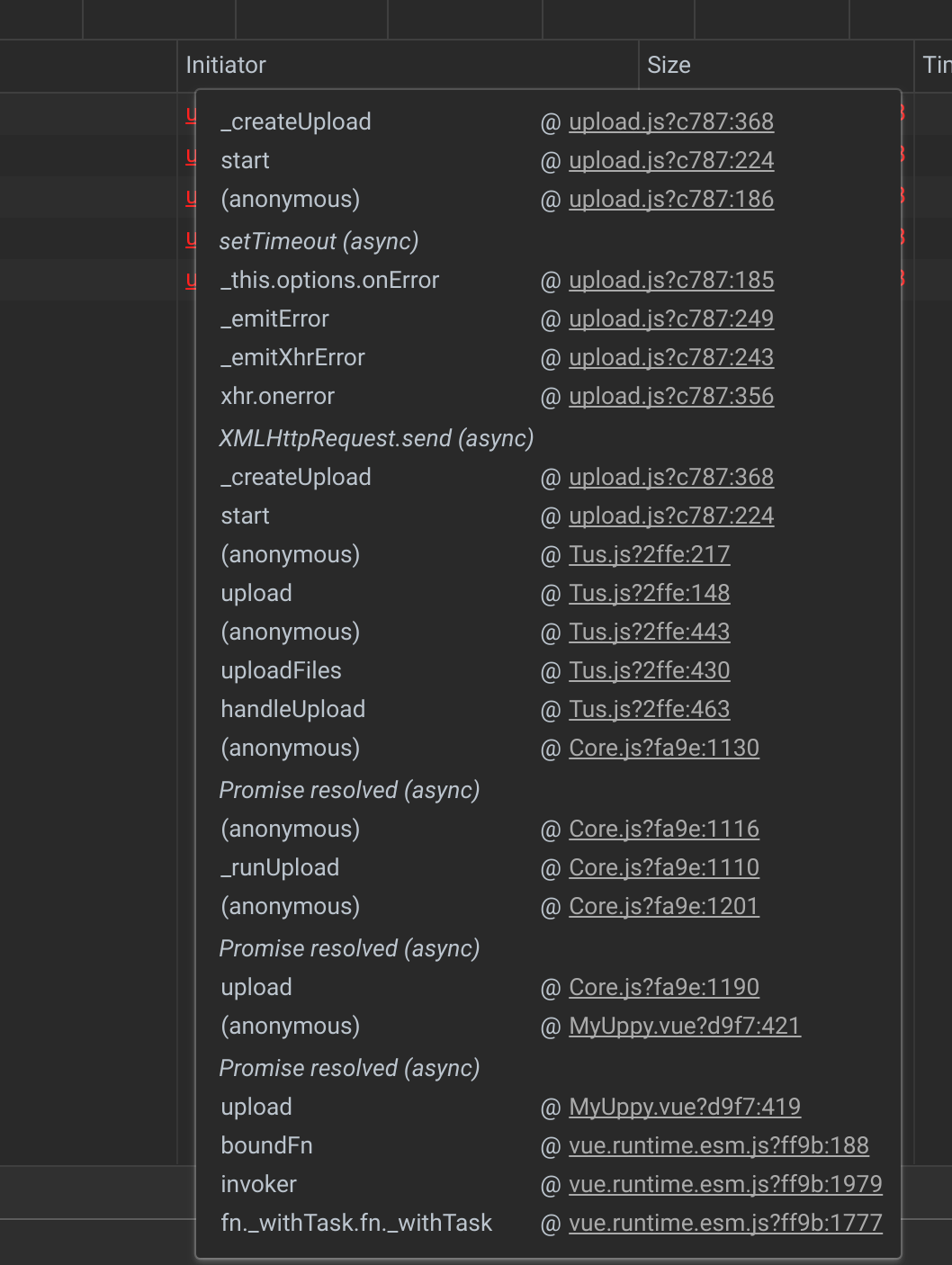 Tus Failed To Create Upload Caused By Object Progressevent · Issue 522 · Transloadituppy 3658