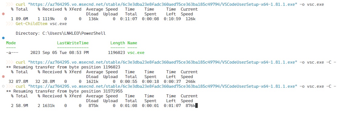 Fix: report wrong size on Invoke-WebRequest with -Resume switcher #20206 by LNKLEO · Pull ...