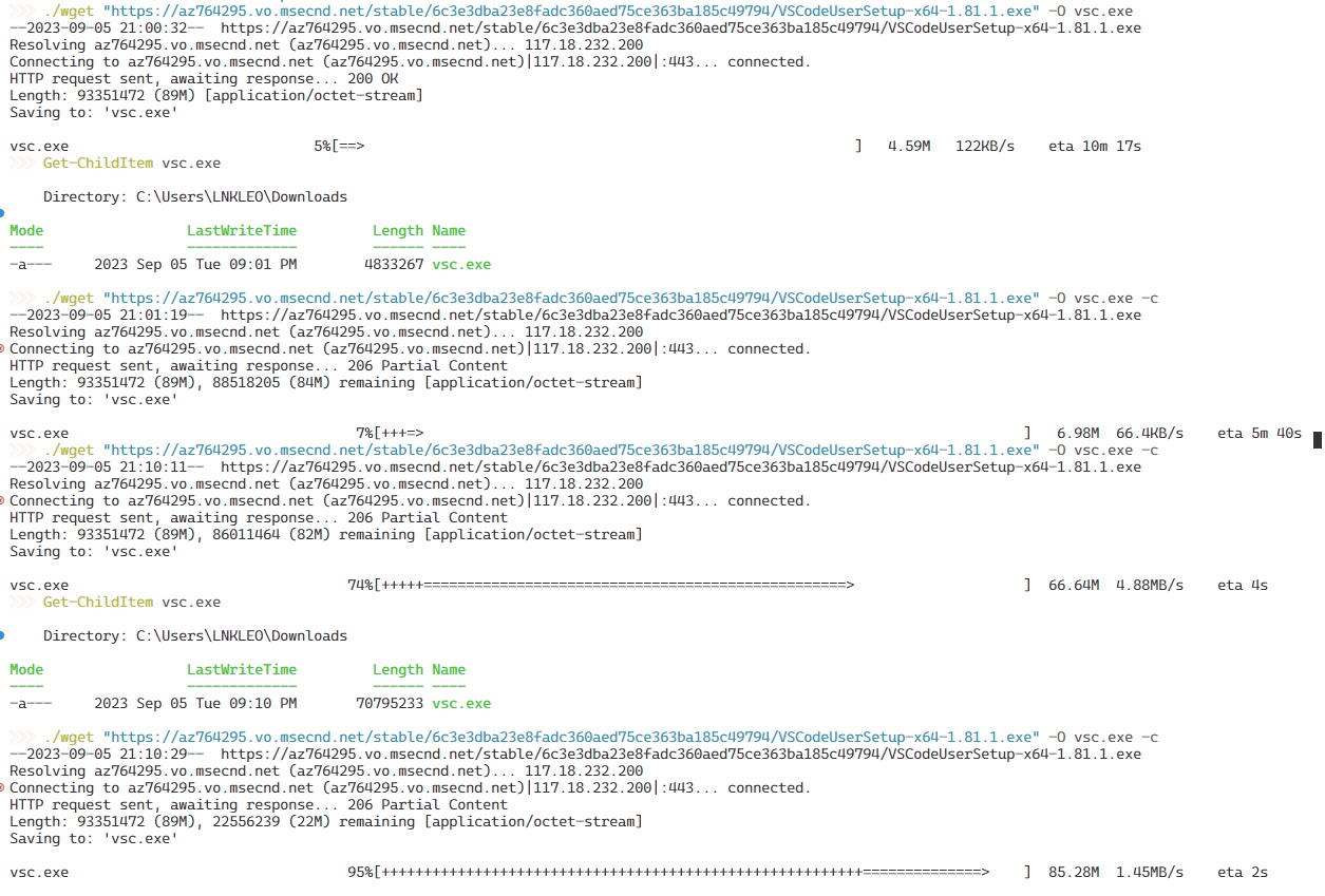 Fix: report wrong size on Invoke-WebRequest with -Resume switcher #20206 by LNKLEO · Pull ...