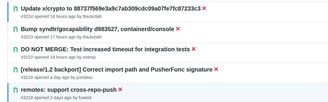 continuous-integration/appveyor/pr fails recently · Issue #3227 · containerd/containerd · GitHub