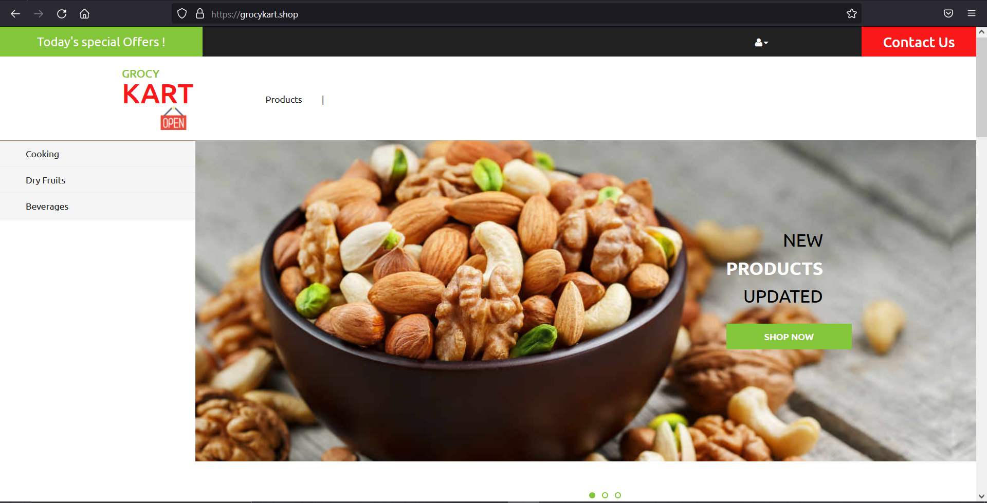 GitHub - vishnusp125/GrocyKart: week 3