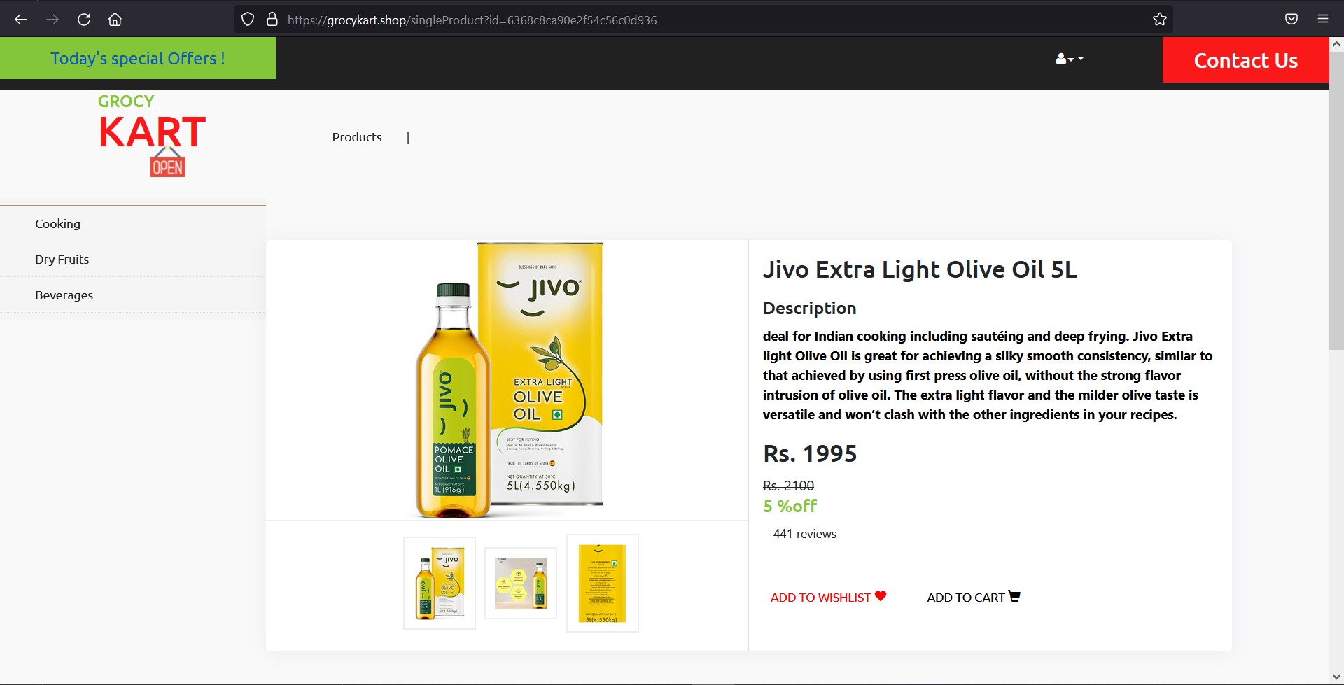 GitHub - vishnusp125/GrocyKart: week 3