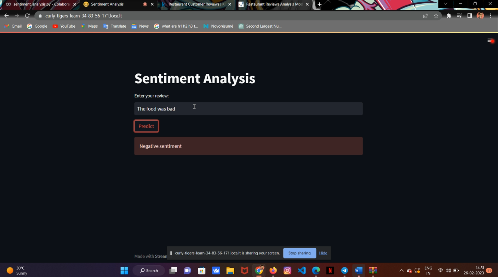 GitHub - dexter9800/Resturant-review-sentimental-analysis-using-machine-learning: Restaurant ...