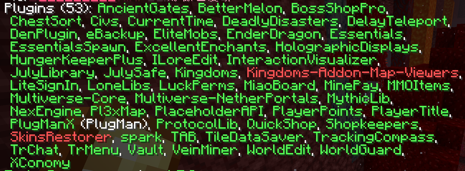 [问题]: purpur1.19.2启动后聊天格式不变，重启有报错 · Issue #205 · TrPlugins/TrChat · GitHub