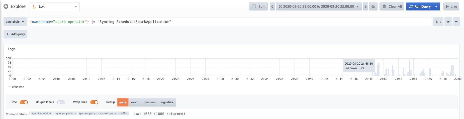 ScheduledSparkApplications not being scheduled on the provided cron · Issue #998 · kubeflow ...
