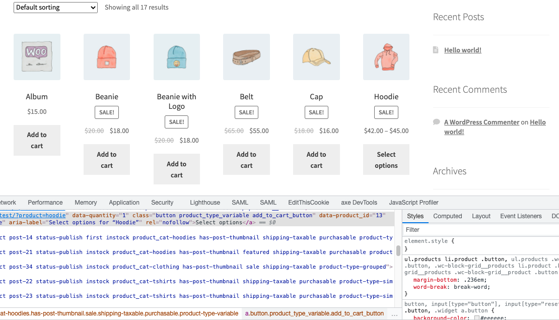 [GlobalStep] "Add to cart" button text appears misaligned if products per row is set to "6" for ...