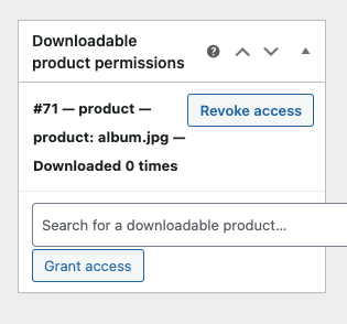 [GlobalStep] "Search" field appears misaligned on "Downloadable product permission" section ...