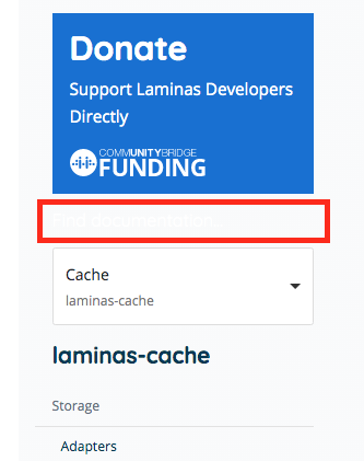 Headline "Find documentation…" in sidebar is not readable · Issue #108 · laminas/laminas.github ...