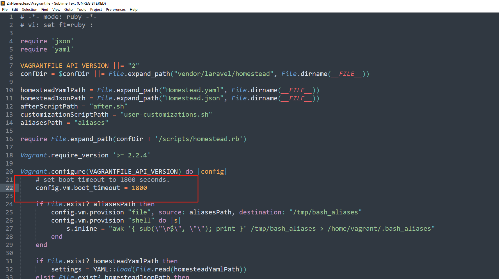 Maybe need add boot_time to wait mathine start. · Issue #1765 · laravel/homestead · GitHub