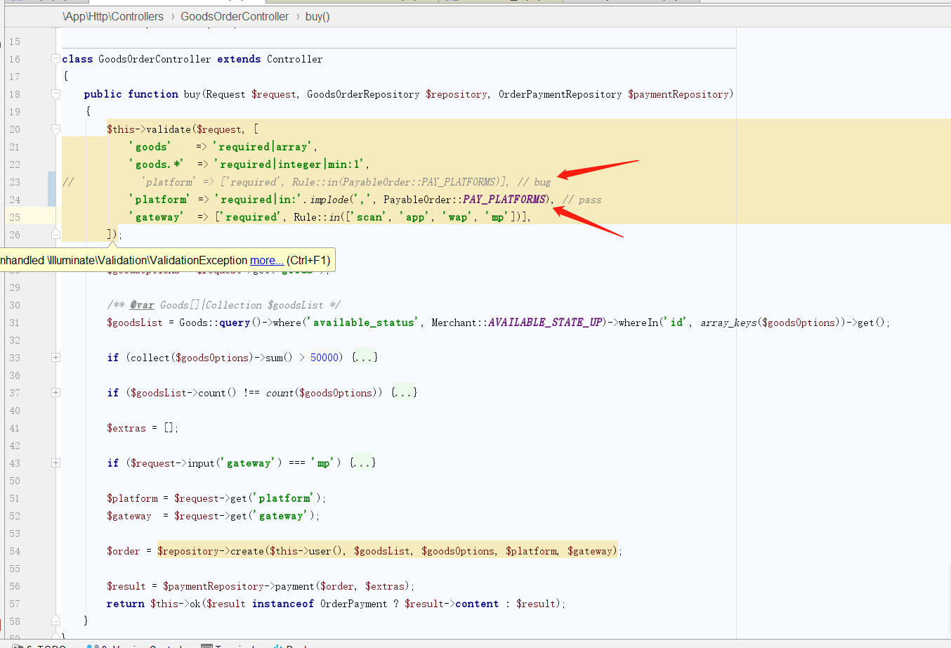 Validator with in string Rule and Rule:in() · Issue #27100 · laravel/framework · GitHub