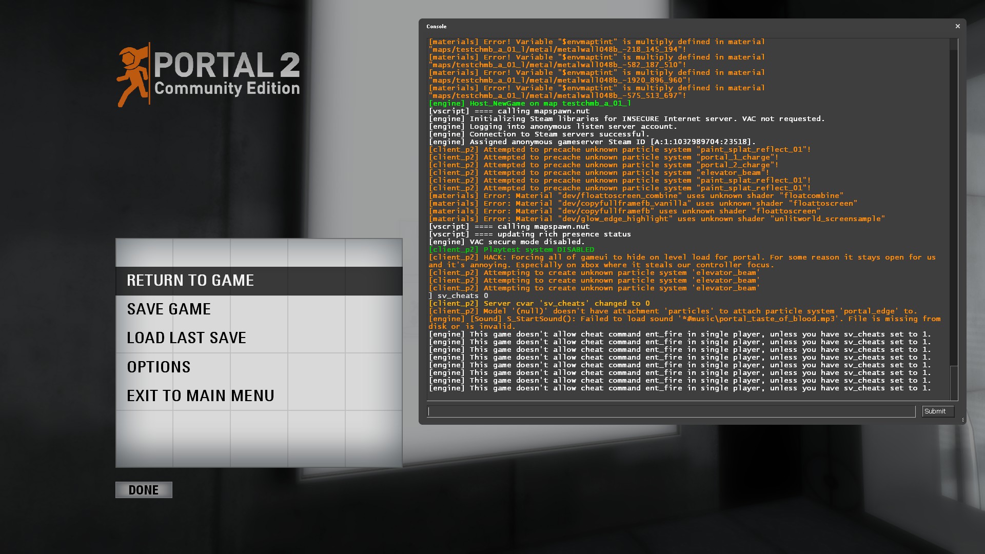 Bug: Game unable to give portal gun through sp_transition_list.nut · Issue #1338 · StrataSource ...