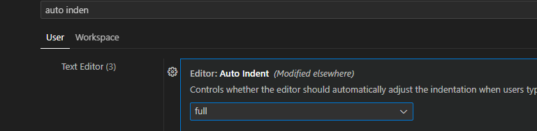 PHP function comment not working after change auto indent in setting · Issue #191429 · microsoft ...