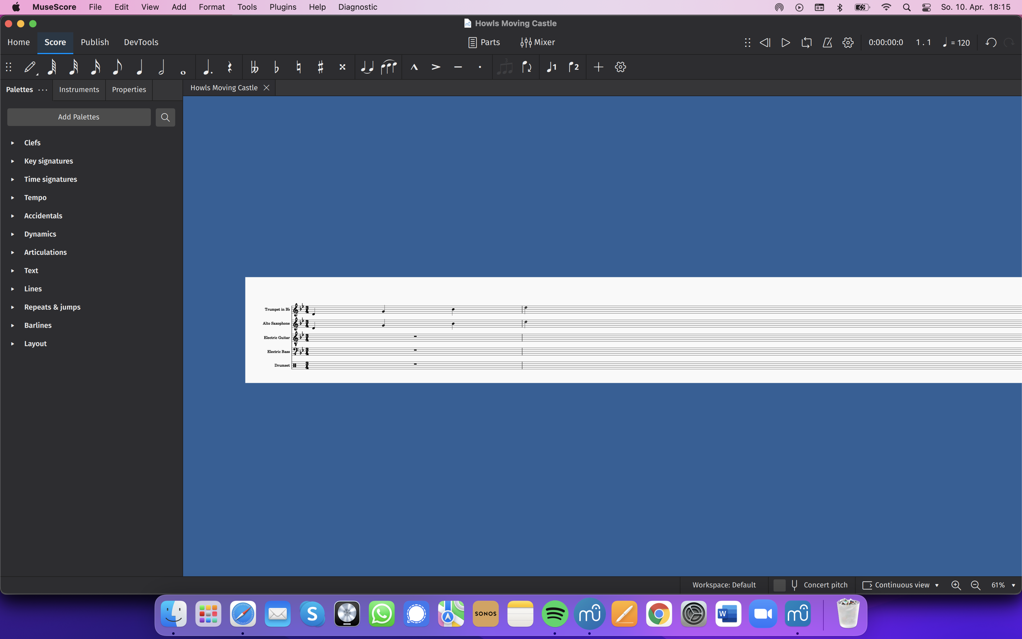 [MU4 Issue] Viewing problem with the "Continuous view" option · Issue #11136 · musescore ...