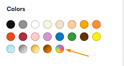 Show multi color in the visual filter > color (jet smart filters ...