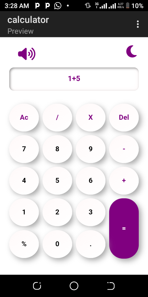 GitHub - Emmauel98/mobile-calculator