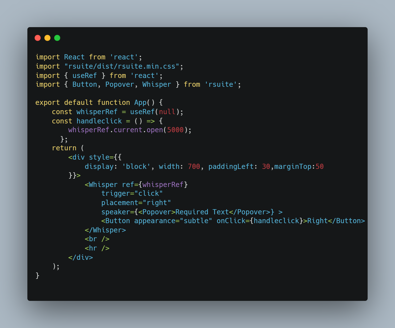 React Suite Tooltip Whisper methods · Issue #3098 · rsuite/rsuite · GitHub