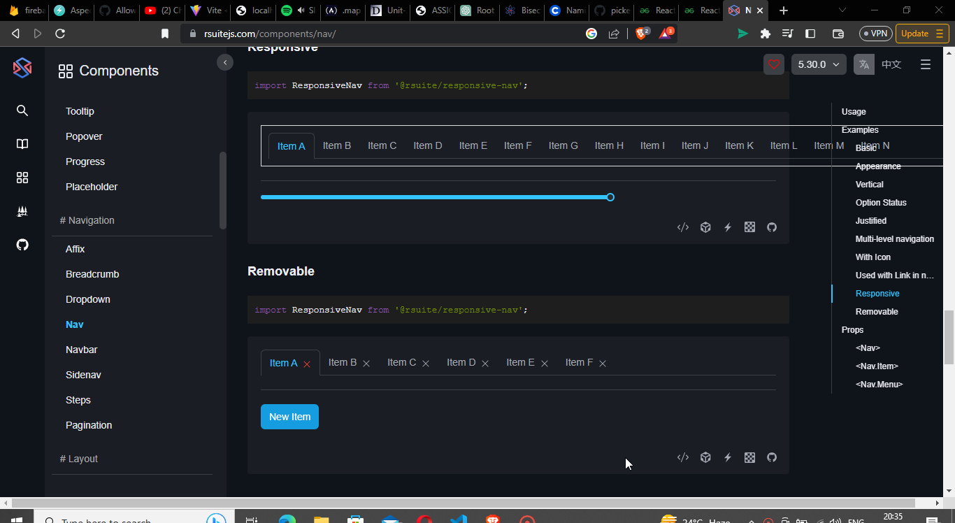 Navbar Component Overlaps With The Sidebar · Issue 3142 · Rsuitersuite · Github