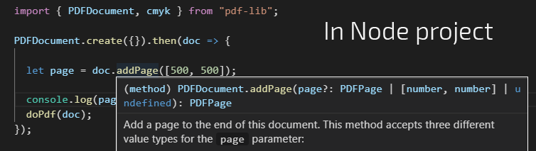 Deno - how to import with typings? · Issue #484 · Hopding/pdf-lib · GitHub