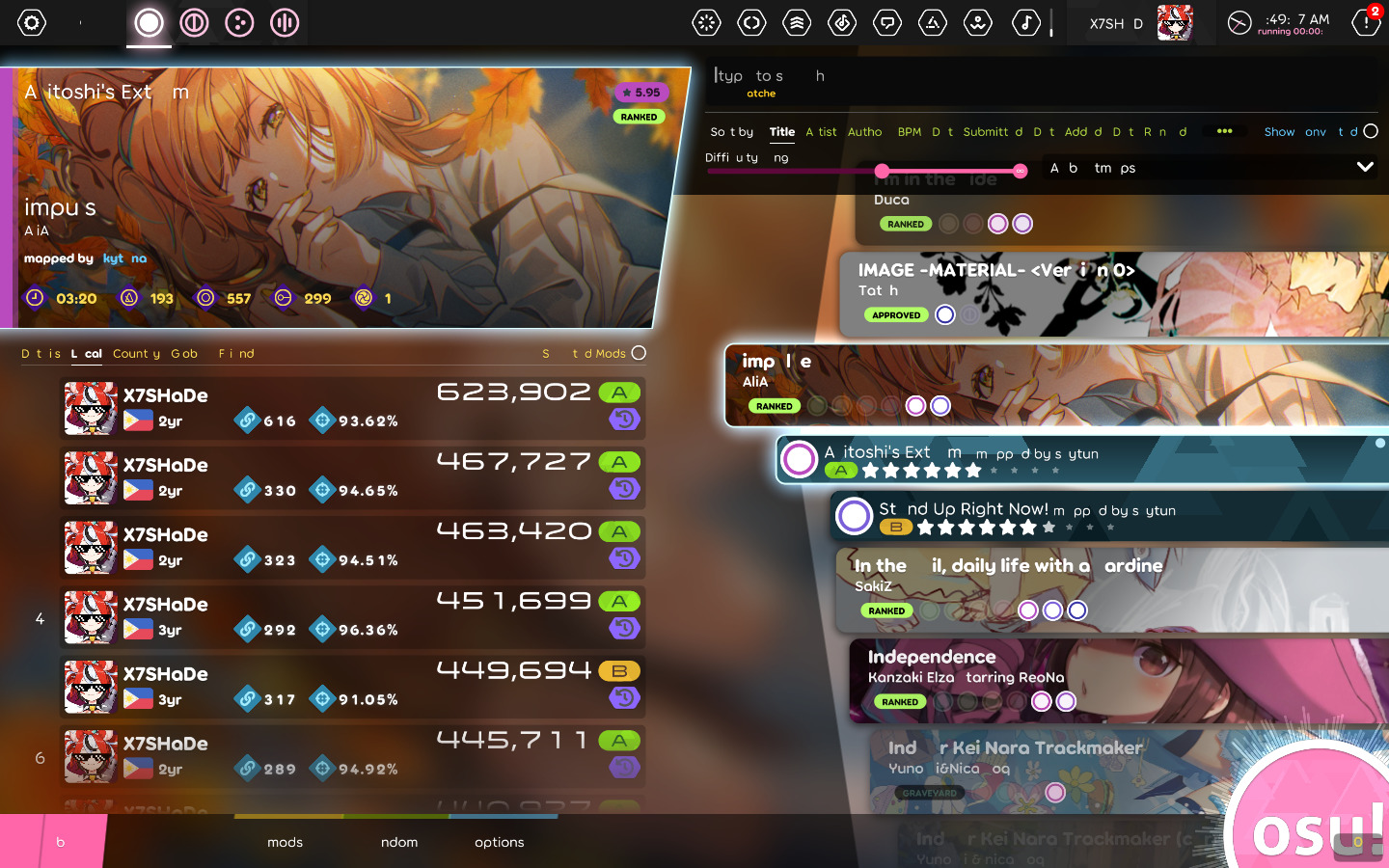 Broken font/sprite rendering on OpenGL (Veldrid) · Issue #23491 · ppy/osu · GitHub