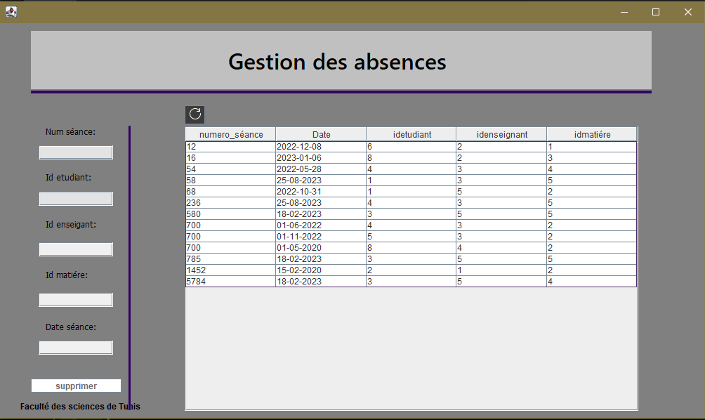 GitHub - Farah-frija/Gestion-des-Absences: Application de gestion des absences écrit en java swing