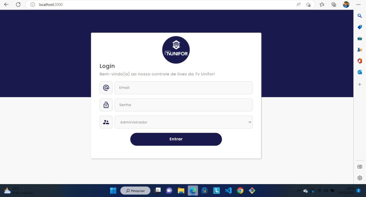 GitHub - marcelogomesdc/CRUD-controle-de-lives-tv-unifor