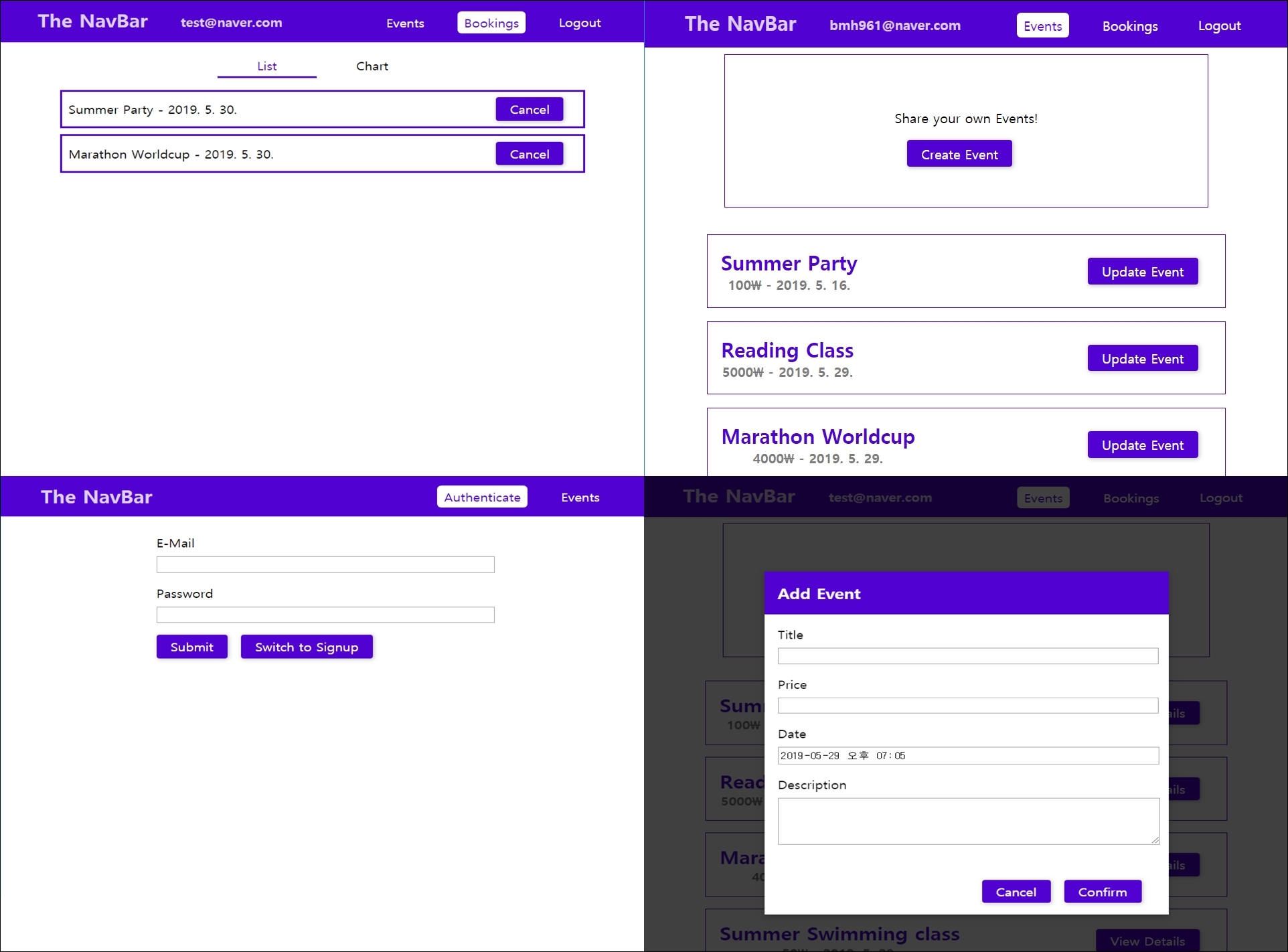 GitHub - skqoaudgh/Web-graphQL-React-BookingEvent: Booking Application with graphQL, React, NodeJs