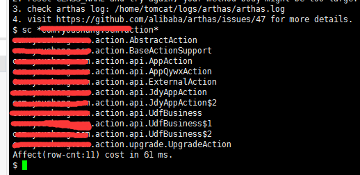 有些类monitor/watch/trace监控不到，用sc也找不出来 · Issue #710 · alibaba/arthas · GitHub