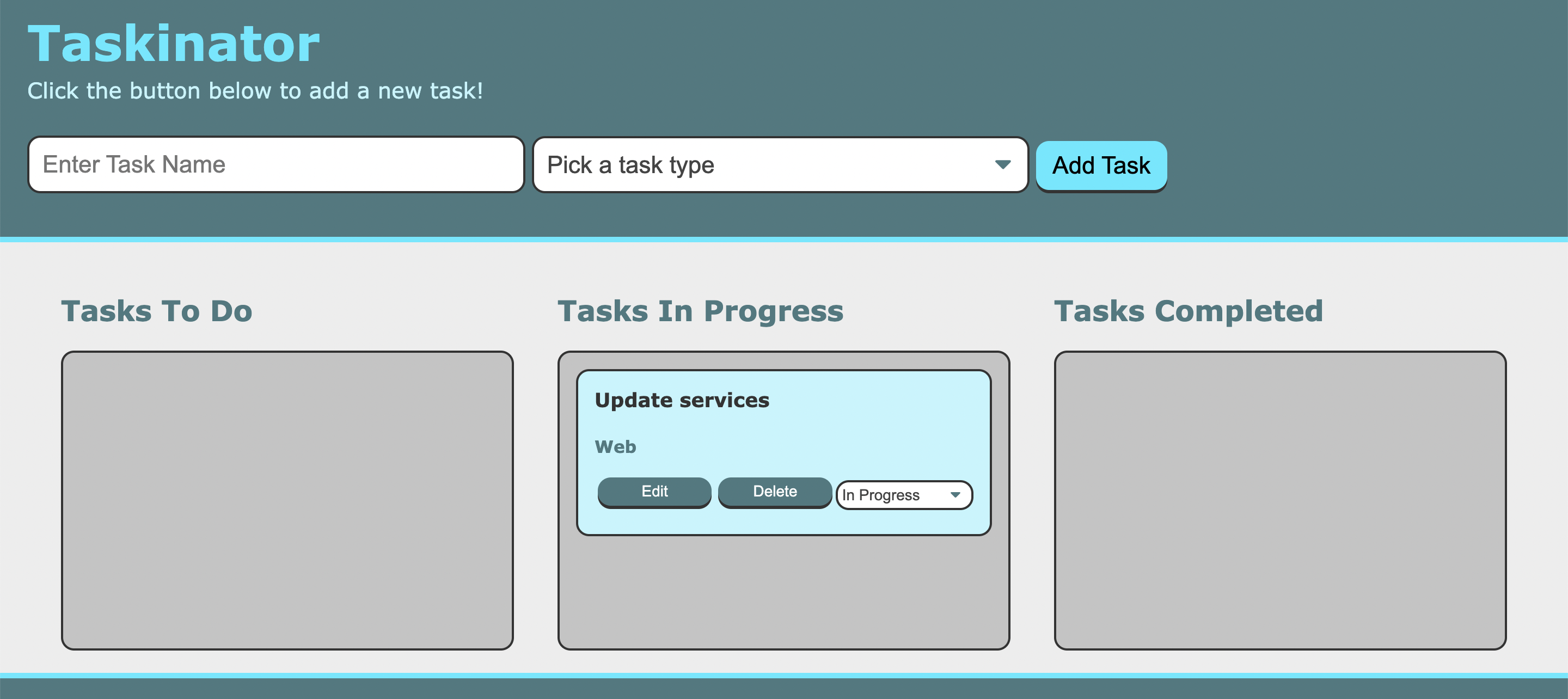 GitHub - sarameadows/taskinator