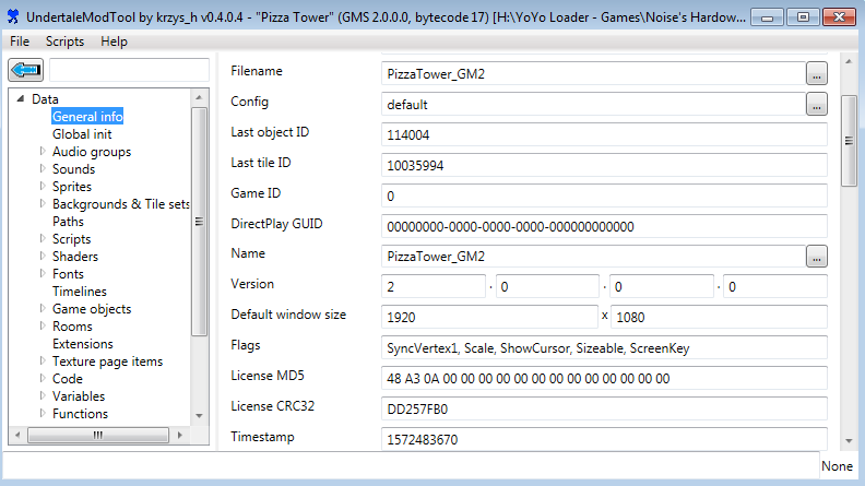 Noise's Hardoween [PizzaTower_GM2] · Issue #573 · Rinnegatamante/YoYo-Loader-Vita-Compatibility ...
