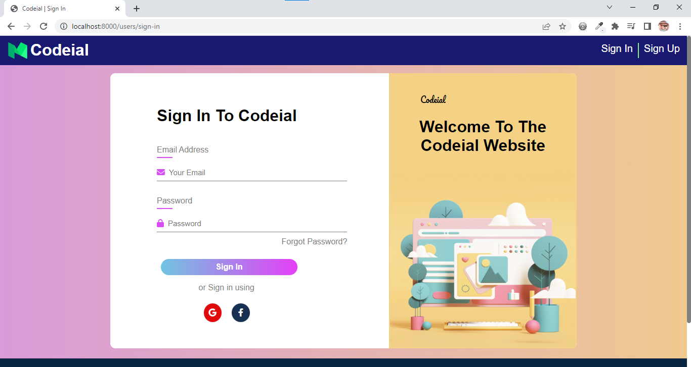 Github Zeyakarimcodeial It Is A Social Media Website Which Offers Many Cool Features Like A