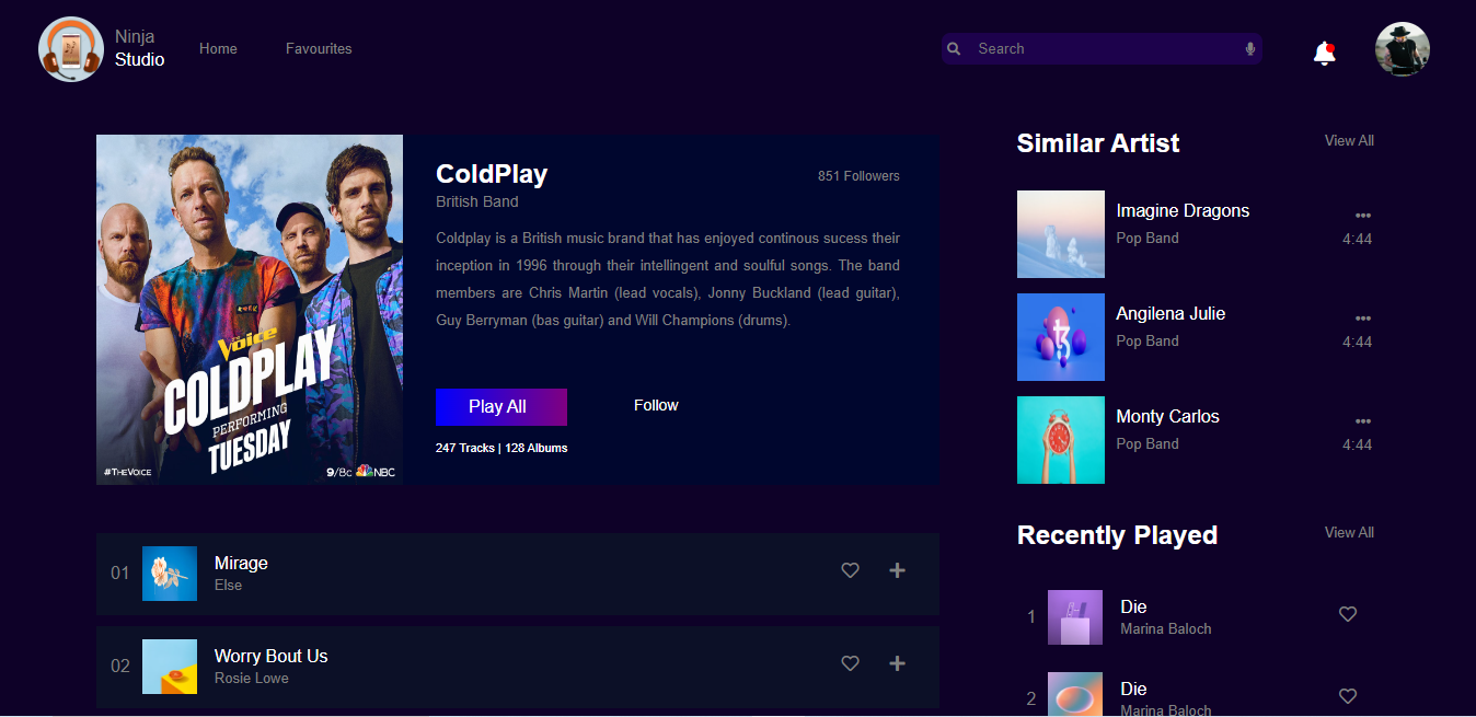 GitHub - zeyakarim/Music-Player: It is Music Player website. It's make ...