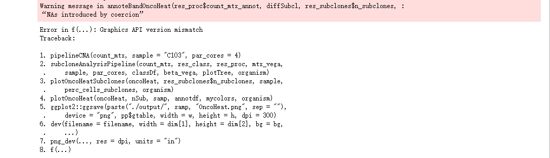 Error in f(...): Graphics API version mismatch · Issue #37 · AntonioDeFalco/SCEVAN · GitHub