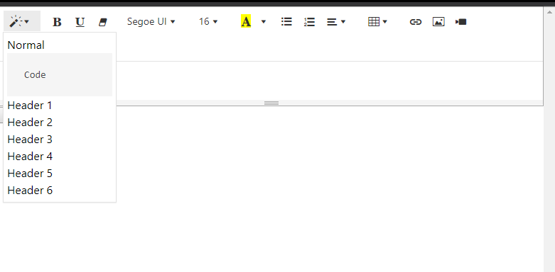 summernote header (h1/h2/h...) option conflict with BULMA · Issue #2677 · summernote/summernote ...