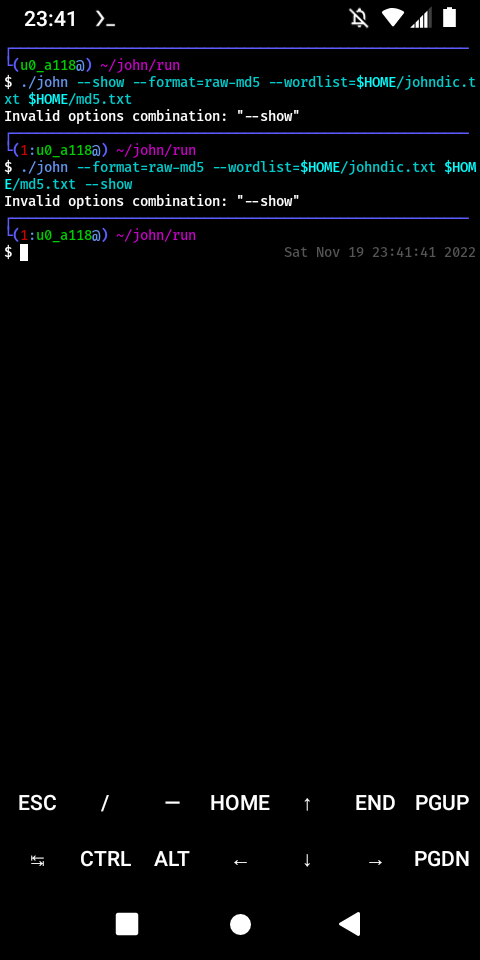 How to use the --show parameter in john the ripper · Issue #5216 · openwall/john · GitHub