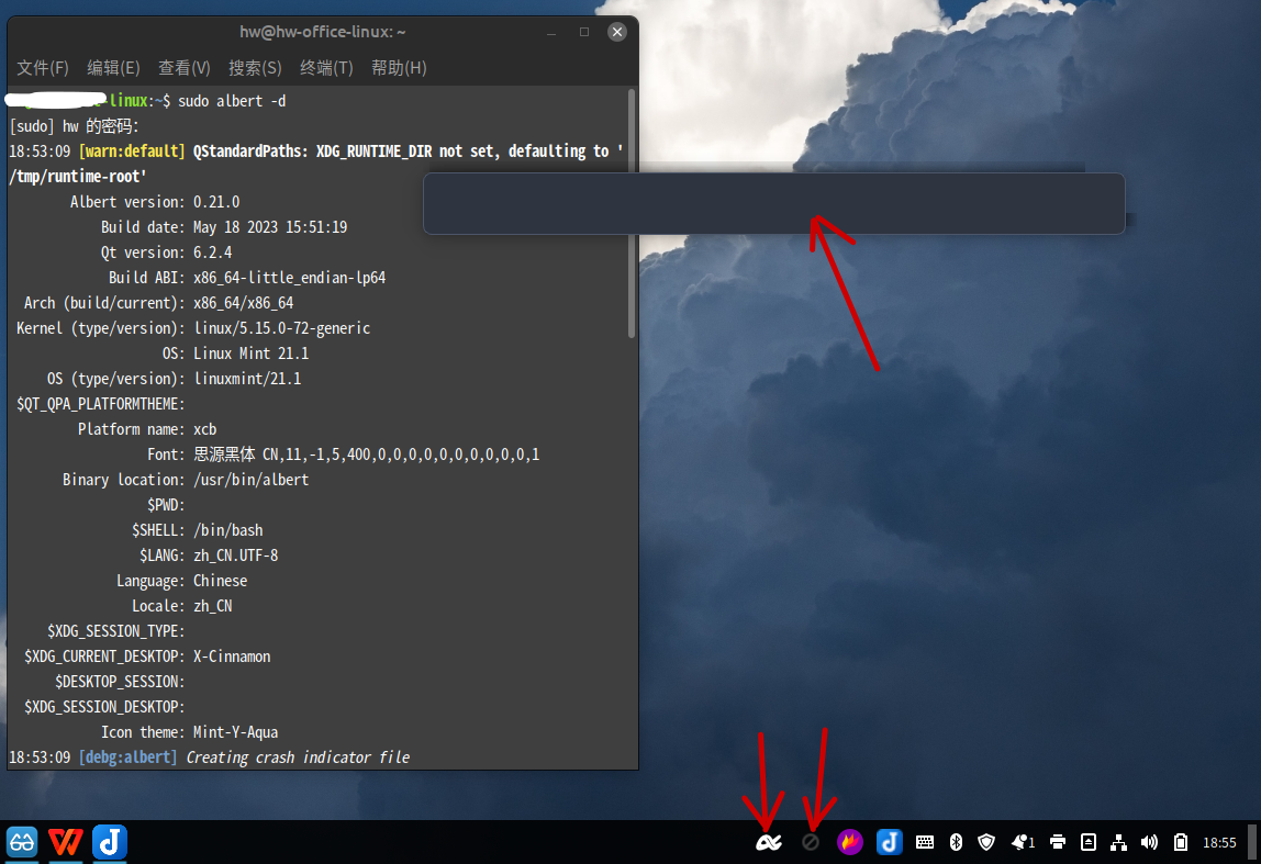 Tray unresponsive when clicked · Issue #1233 · albertlauncher/albert · GitHub