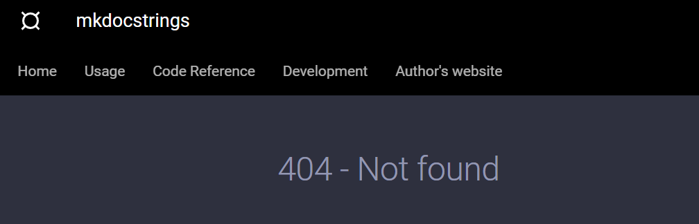 Author's Website link returns 404 · Issue #337 · mkdocstrings/mkdocstrings · GitHub